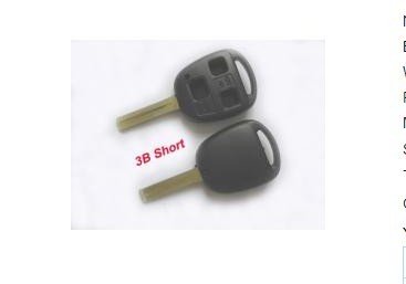 Key Shell 3 Button Short For Toyota (without the words and Logo)