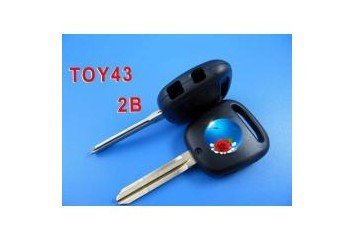 key shell for Toyota side 2 button Toy43