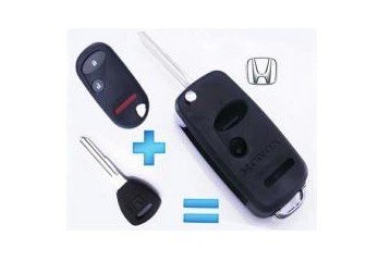 Modifed Folding Remote Key Shell 2+1 Button For Honda