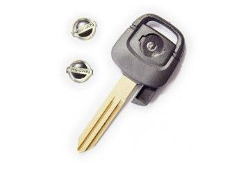 Nissan Tranponder Car Key Shell(Removable Logo)