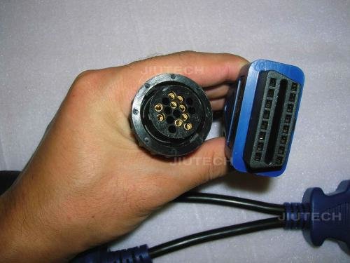 Câble diagnostique d'OBD 16 de camion commercial de Pin pour le scanner Conmnection
