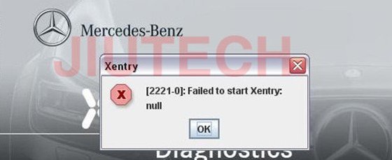 Xentry Error 2221-0 2221-1 Fixed Mercedes Star Diagnosis Tool