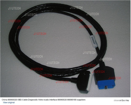 88890026 vcads diagnostiques de Volvo de câble d'OBD connectent 88890020 88890180