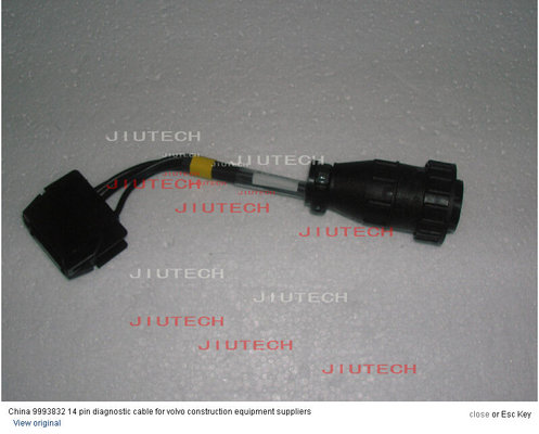 9993832 14 pin diagnostic cable for volvo construction equipment