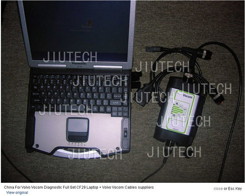 For Volvo Vocom Diagnostic Full Set CF29 Laptop + Volvo Vocom Cables