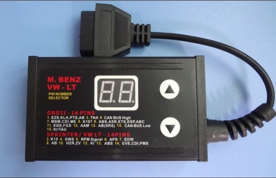 MB / VW (2in1) Auto 16/14 Pin Number Selector Mercedes Star Diagnosis Tool