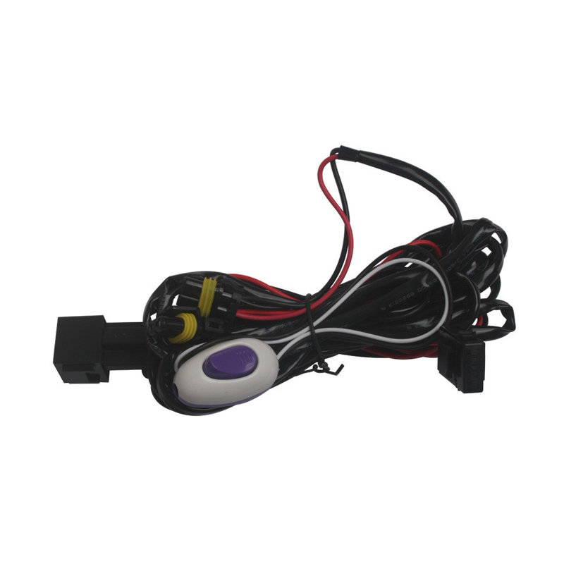 LED HID FOG Spot Work Driving Light Wiring Loom Harness 12V 40A Switch Relay