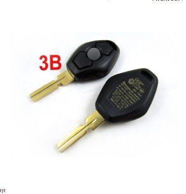 3 Buttons 4 Track Key Shell (Back Side with the Words 433.92MHZ) for BMW