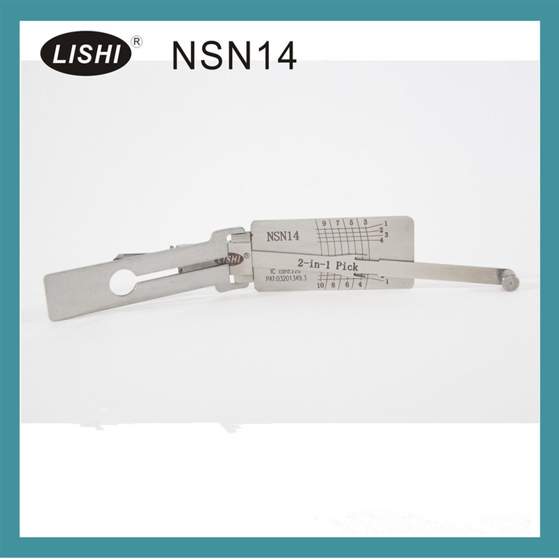 Nissan/sélection serrure de Subaru/NSN14 Lishi, 2 dans 1 sélection automatique et décodeur