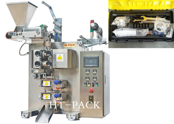 China 1-200g NY / PE Sachet Granule Packing Machine With PLC Operation , 3 / 4 Sides Sealing supplier