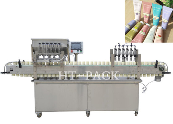 SS304 / SS306 plastic soft tube Cream Filling Machine for hand cream supplier