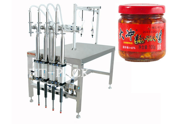 Pharmaceutical Glass Bottle Semi-Automatic Filling Machine With 14/16 Nozzle supplier