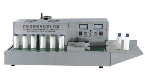 SS304 1.5KW Continuous Aluminum Foil Lid Sealing Machine CE / GMP supplier