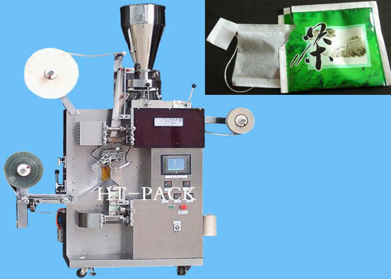 Tea Bag / Herb Tea Packaging Machinery With Inner And Outer Bag supplier