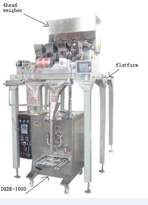 Vertical 1-5000g Automatic Pouch Packing Machine With Cutting + Coding supplier