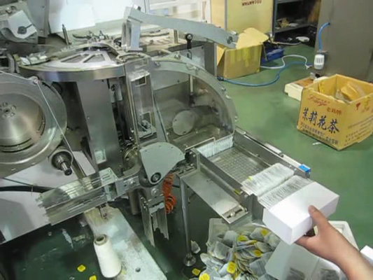 Double Chamber Automatic Packing Machine Constant Tea Bag With Outer Envelope supplier