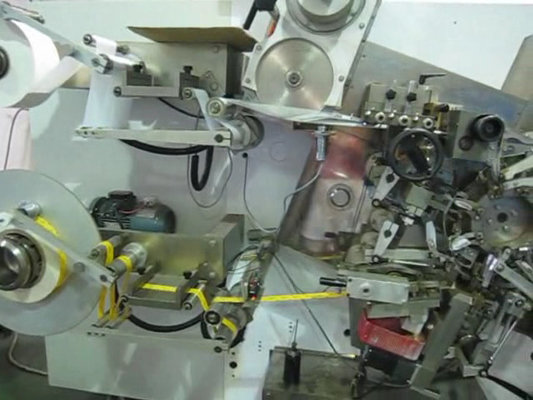Low Noise Tea Pouch Packing Machine , Lipton Full Automatic Tea Bag Packaging Machine supplier