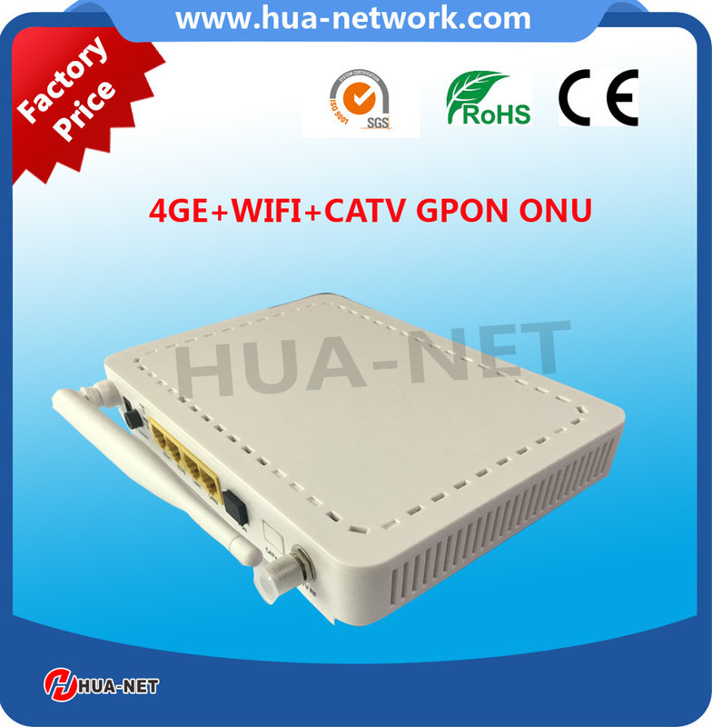 HZW-G804-TW ONT 4GE CATV WIFI GPON ONU for wholesale with fast shipment