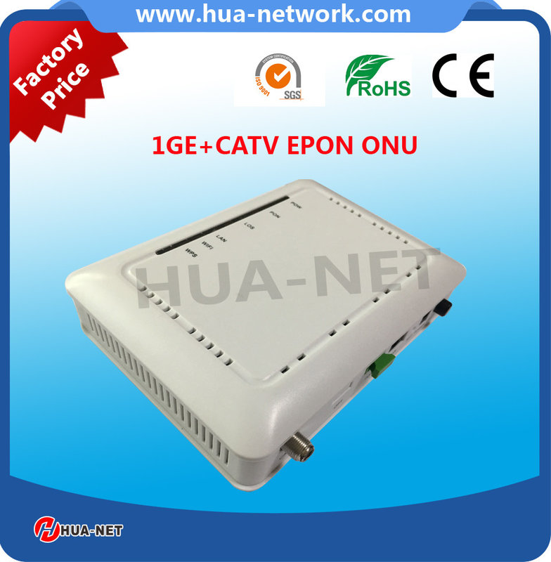HUANET offer HZW-E801-T ONU EPON 1GE+CATV EPON ONU with huge stock