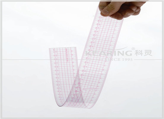 Metric Pattern Ruler  Flexible Plastic Material / Sandwich Line Scales 8004