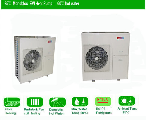 Economical Monobloc Evi Air To Water Heat Pump For Cold Area