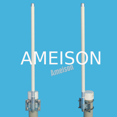 433 MHz 5 DBi Outdoor Omnidirectional Fiberglass Antenna Low Standing Wave