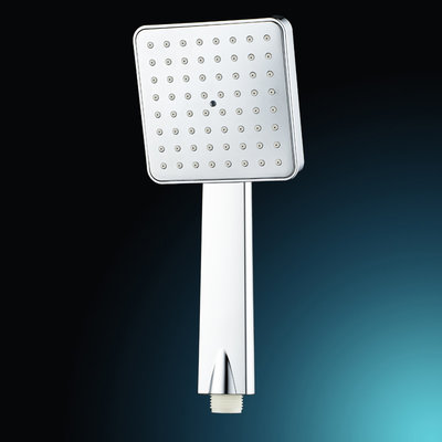 High Flow Hand Held Single Function Shower Head ABS Polished Chrome