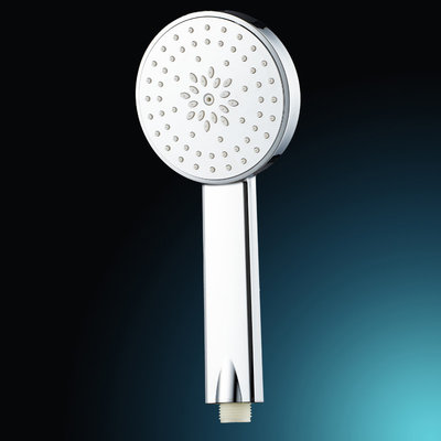 High Flow Hand Held Single Function Shower Head ABS Polished Chrome