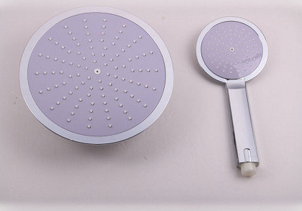 Many colors Shower Head Sets use in bathroom roundness abs plastic