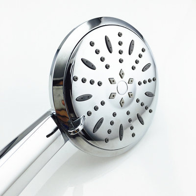 Fixed Handheld Shower Head For Low Water Pressure Crystal Panel good sell style