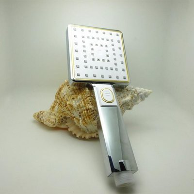 Hand Held Monsoon Shower Head , Water Saving Rain Shower Head with Adjustable Switch