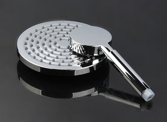 Popular Silver Handheld Overhead Shower Head Sets Water Saving For Home / Hotel