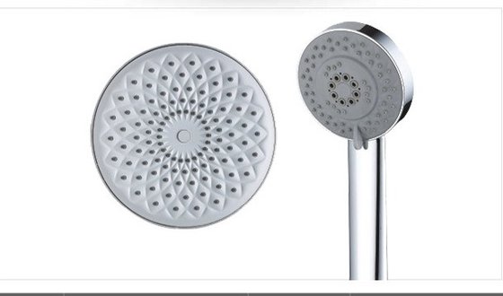 Modern Multifunction Shower Head Set Hand Held Overhead Low Pressure For Bathing