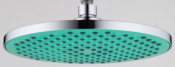 Fashion Colorful Waterfall Rainfall Ceiling Shower Head Luxury For SPA