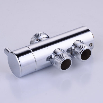 Faucet Shower Head Diverter , Shower Arm Diverter For Handshower With Suction Bracket