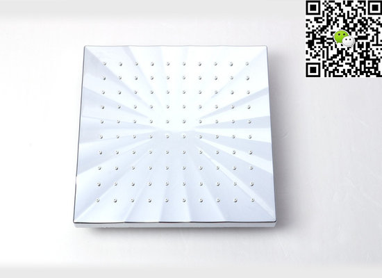 Small Luxury Rain Shower Head With Filter Stainless Stell Panel Water Saving