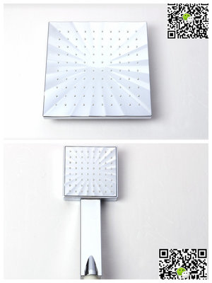 Small Luxury Rain Shower Head With Filter Stainless Stell Panel Water Saving