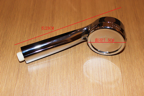 High Pressure Filtered Negative Ions Shower Head Tomalin Stone For Bathroom / Spa