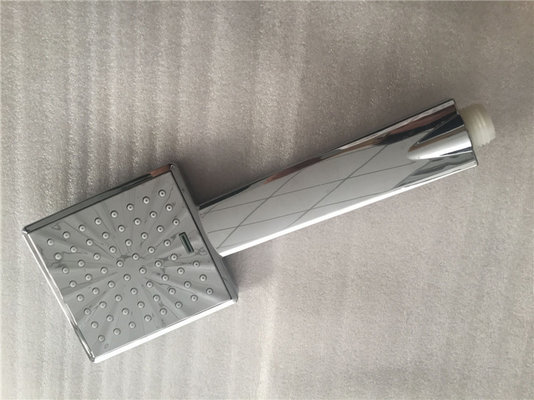 Skin Friendly Square Handheld Shower Head  Water Conserving ABS Plastic For Bathing