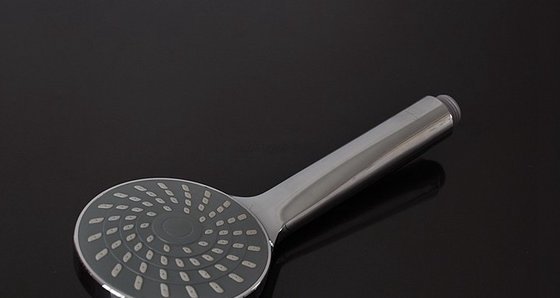 ABS Material Chrome Fixed Shower Head With Handheld Rainfull With Filter Box