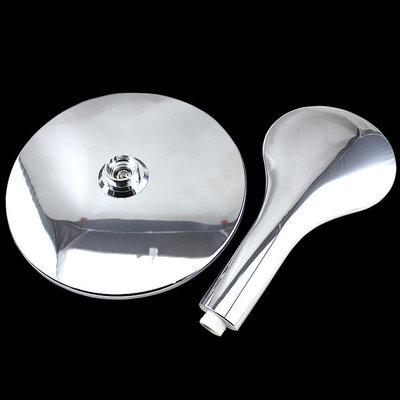 Bathroom Round Shower Head Sets Overhead Handheld Type Water Efficient