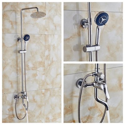 An der Wand befestigter obenliegender Handduschmischer-Satz, Badezimmer-Duschbefestigungs-Sätze