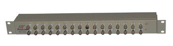 1 U 19' rack mount 16 Ports G.703 E1 Balun Panel 75 Ohm to 120 Ohm converter
