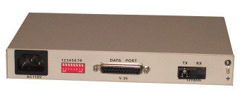 V35 Fiber Modem V.35 over Fiber optical modem up to 120km single or dual fiber
