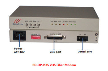 V35 Fiber Modem V.35 over Fiber optical modem up to 120km single or dual fiber