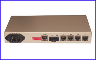 4 Voice over Fiber phone over fiber multiplexer 4 FXS or 4 FXO up to 120Km