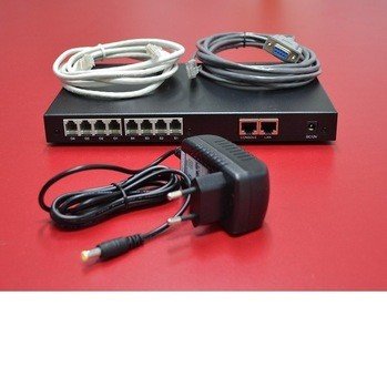 Analog Voice Gateway 4 FXS FXO channel VOIP IPPBX 2 * 1000M ethernet port
