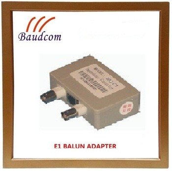 E1 Balun Adapter 75 Ohm Dual Coax to 120 Ohm Twisted Pair Impedance Converter