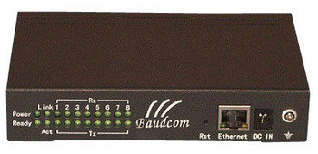 web management 8 Channels RS232 RS422 RS485 to Ethernet converter