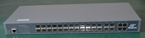 24Ports GE SFP Managed Gigabit Ethernet Switch with 24 GE SFP + 4 GE Combo ports
